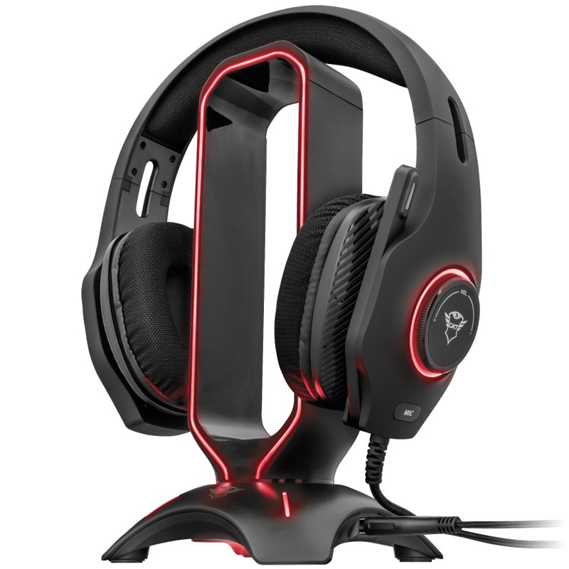 Trust Gaming Trust GXT 265 Cintar Headphone Stand, RGB - Black ...