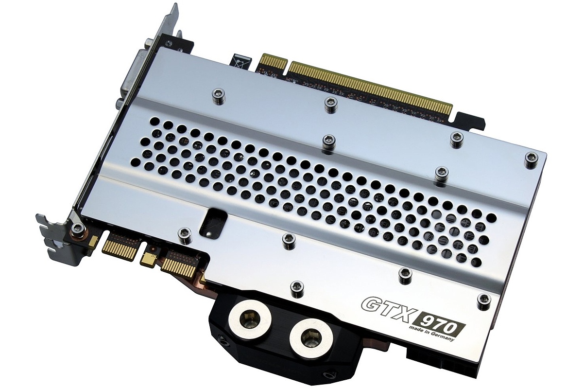 Watercool HEATKILLER GPU GTX 970 backplate - Watercooling UK