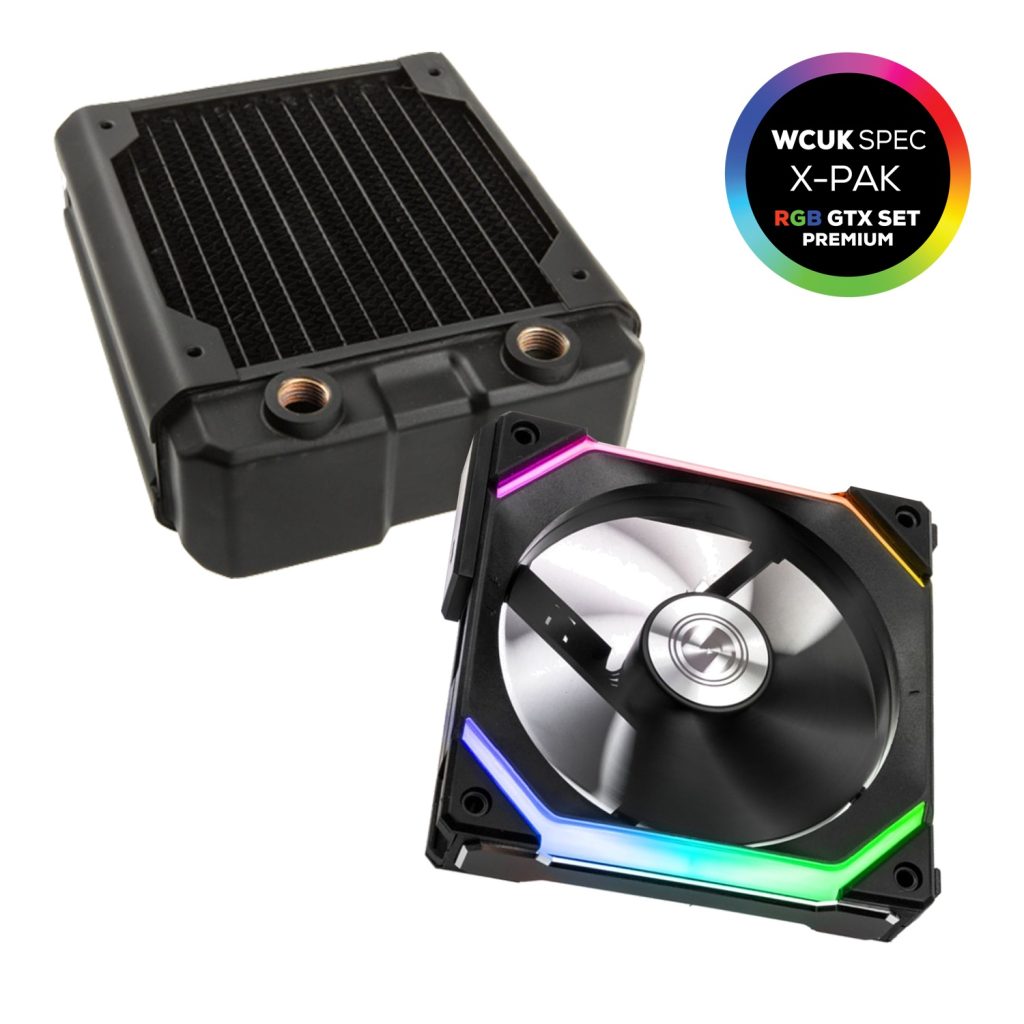 WCUK Spec HWL Black Ice Nemesis GTX120 Black Radiator and Lian Li Fan ...