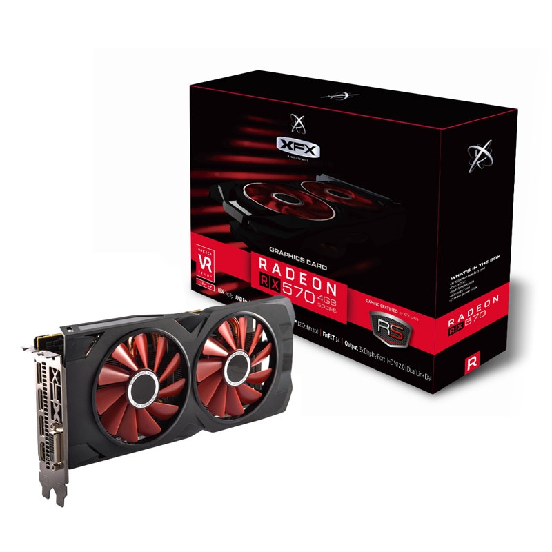 XFX Radeon RX570 RS Core Edition, 4096 MB GDDR5 - Watercooling UK
