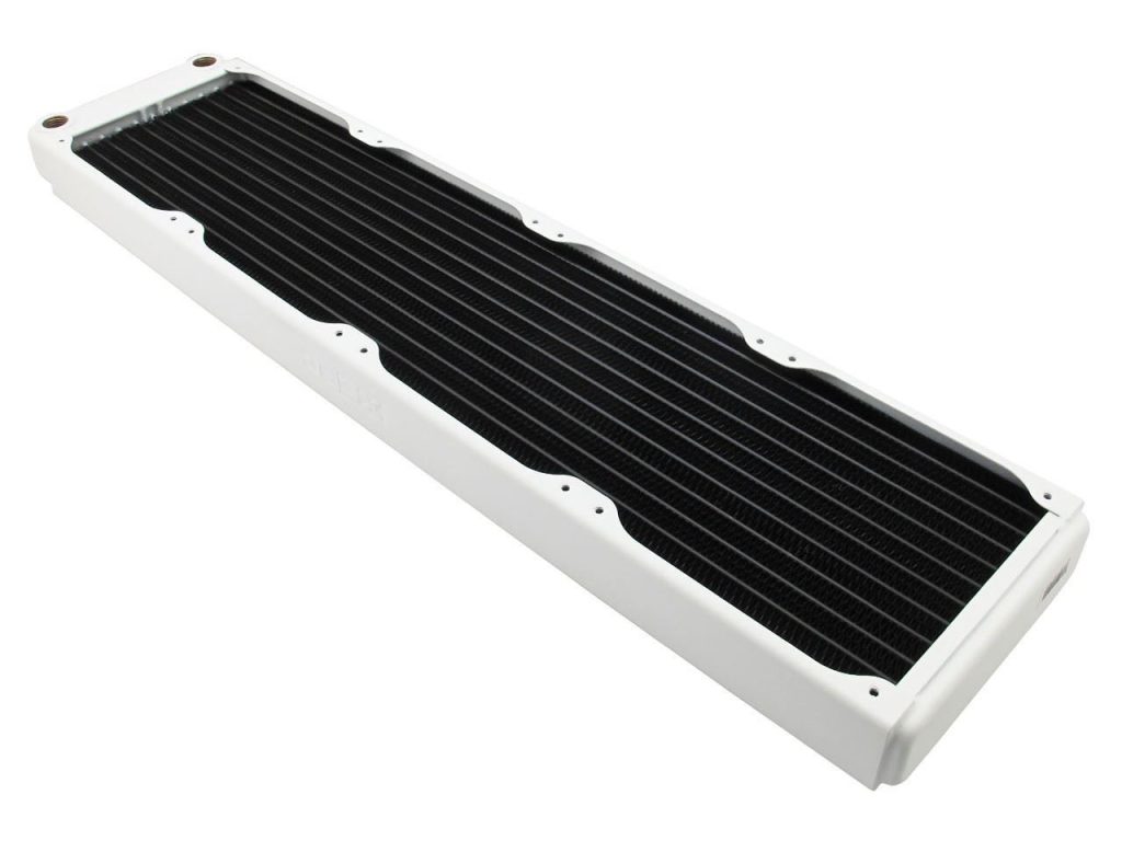 XSPC EX480 Quad Fan 4x120mm Radiator - White - Watercooling UK