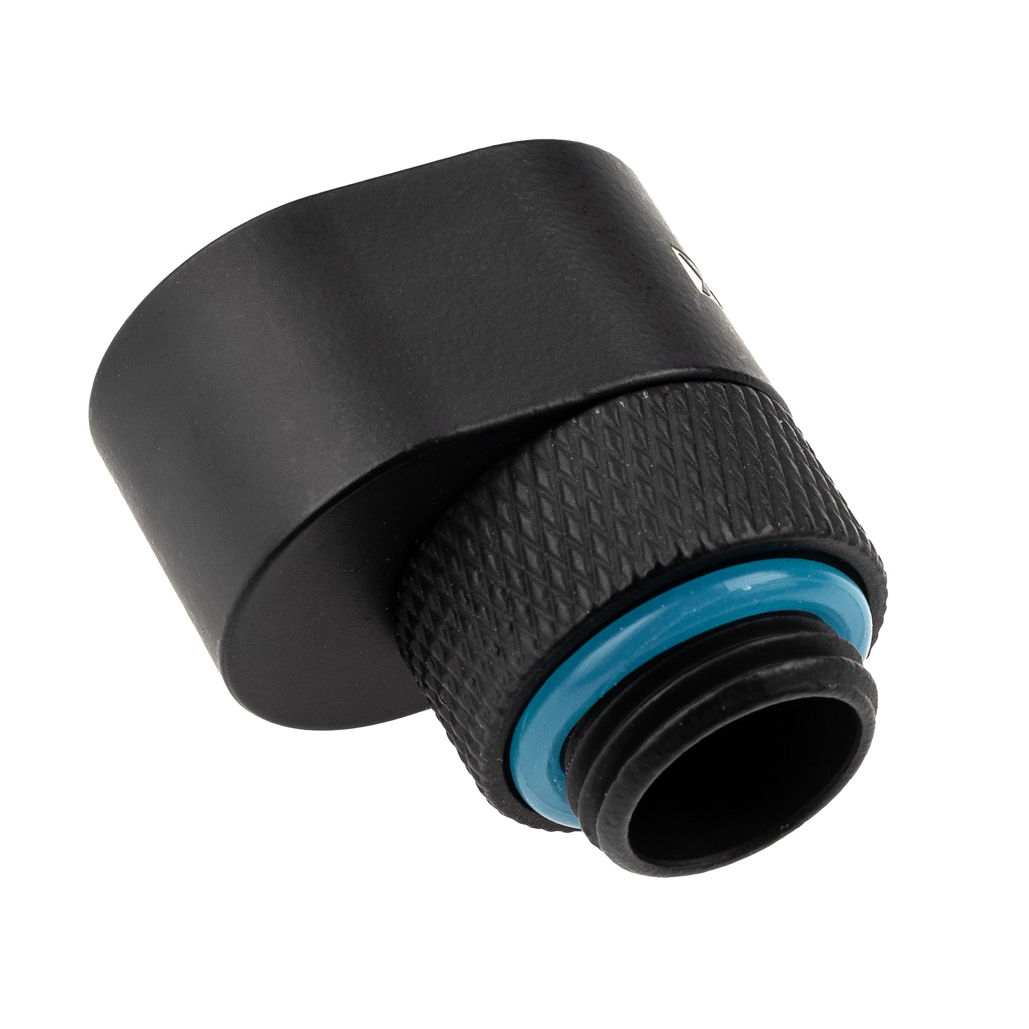 XSPC G1/4 Rotary 7mm offset fitting - matt black - Watercooling UK