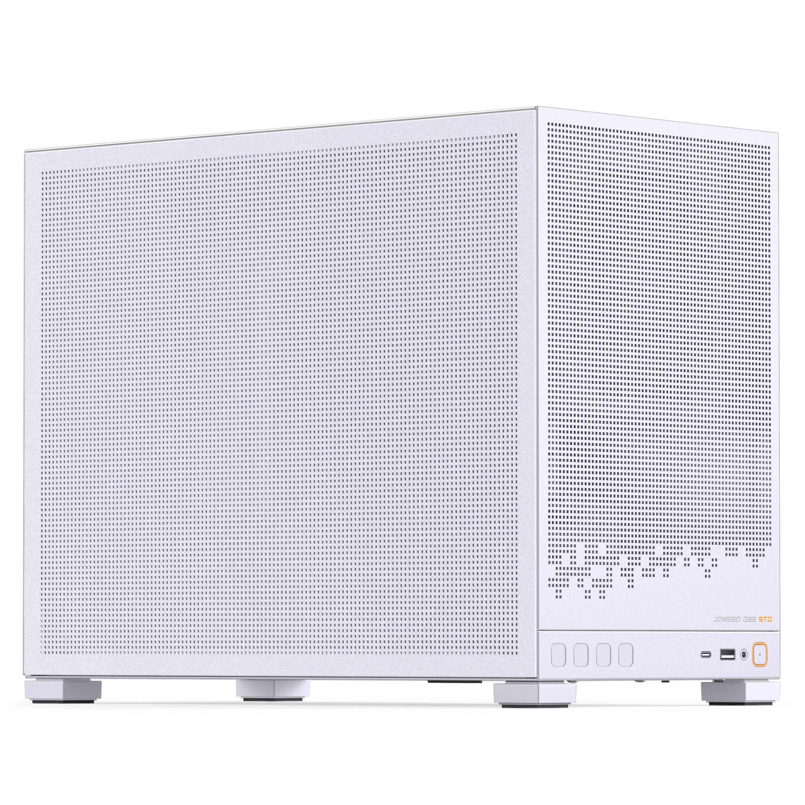 Jonsbo D32 STD Mesh PC Case, Mini Case, mATX - White - Watercooling UK
