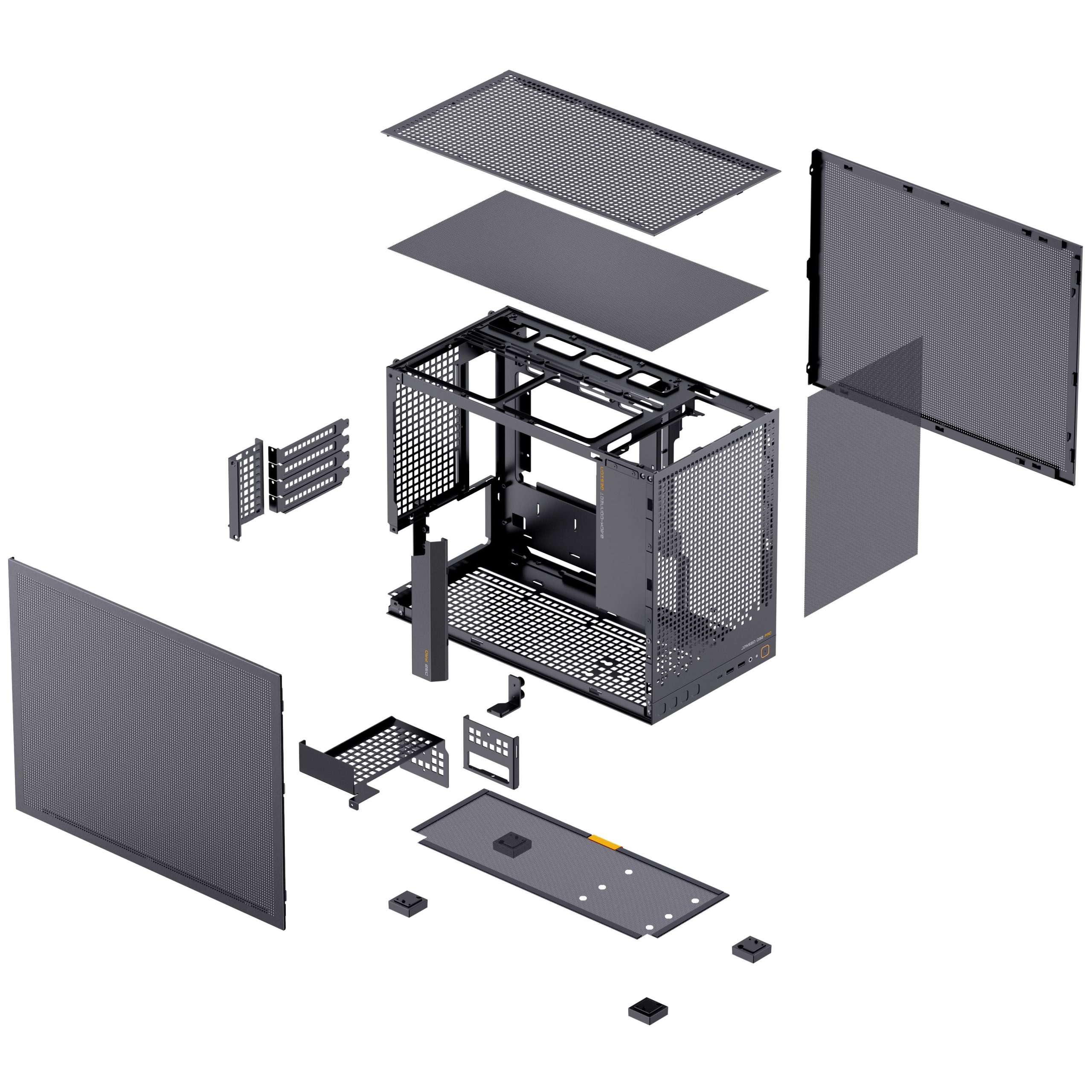 Jonsbo D32 PRO Mesh PC Case, Mini Case, mATX - Black - Watercooling UK