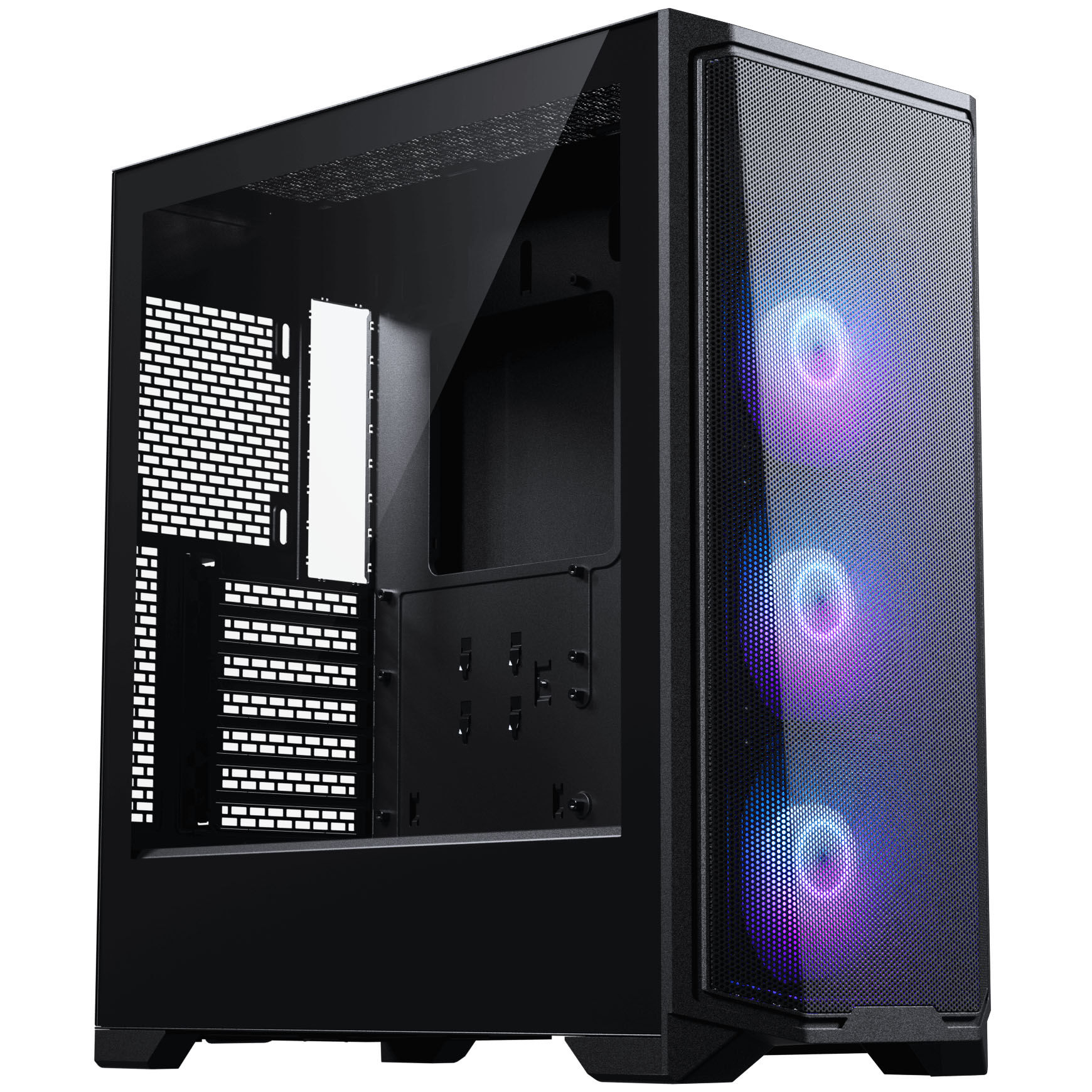 Phanteks Eclipse G370A PC Case, Midi-Tower, SSI-EEB, RGB, Tempered ...