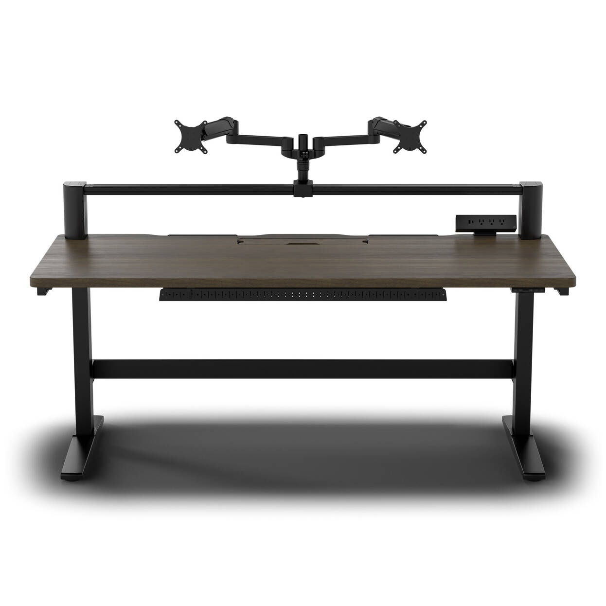 Corsair Platform:6 Elevate Gaming Table (Wood, Dark Walnut Stain ...