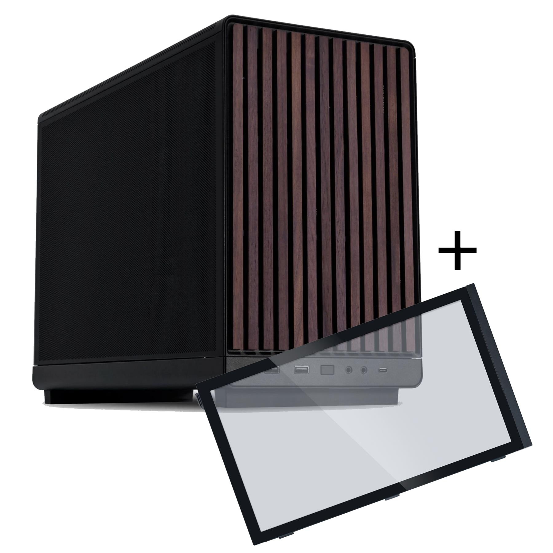 Lian Li DAN Cases A3-mATX Wood Edition Glass Panel Case, Micro-ATX ...