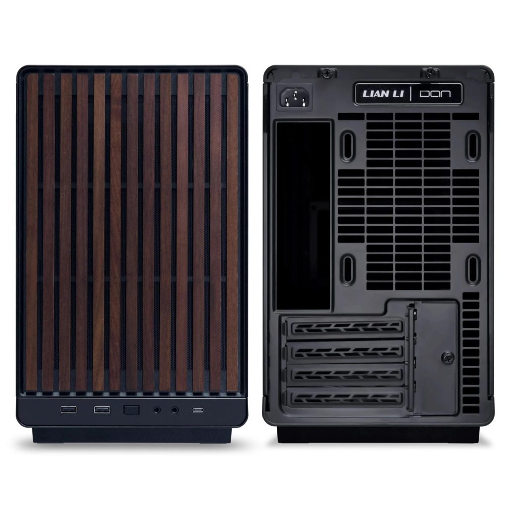 Lian Li DAN Cases A3-mATX Wood Edition Glass Panel Case, Micro-ATX ...