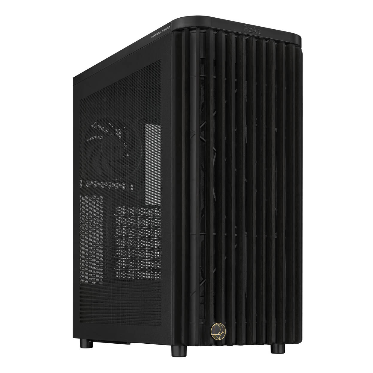 ASUS ProArt PA401 Wood Edition PC Case, Mid-Tower, ATX, Tempered Glass ...