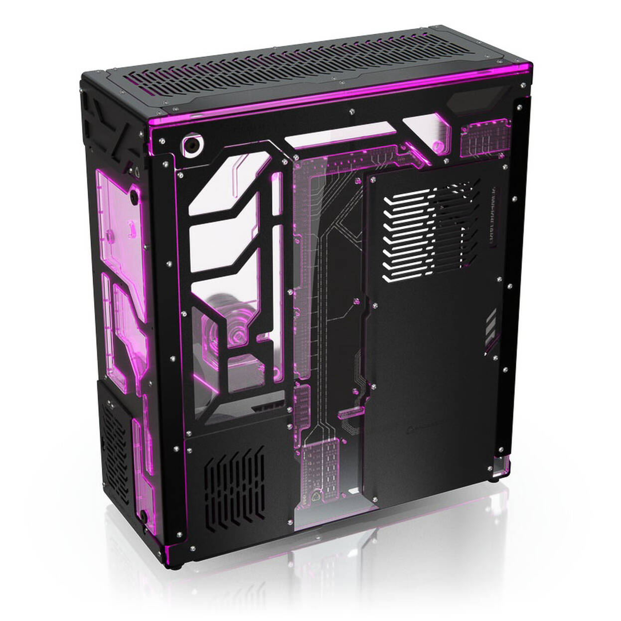 Singularity Computers Stream-M Dual Loop Water Cooling PC Case, Full ...