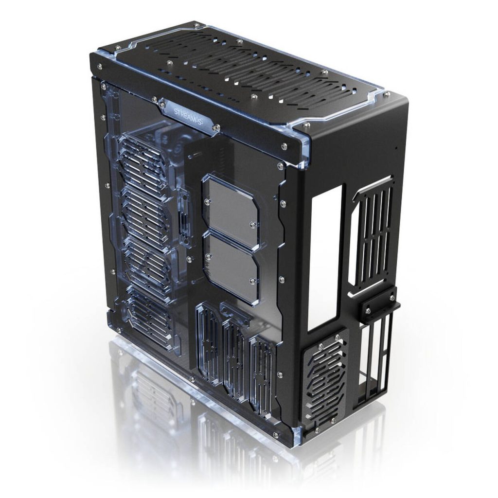 Singularity Computers Stream-S ITX Water Cooling Case, Mini-ITX - black ...