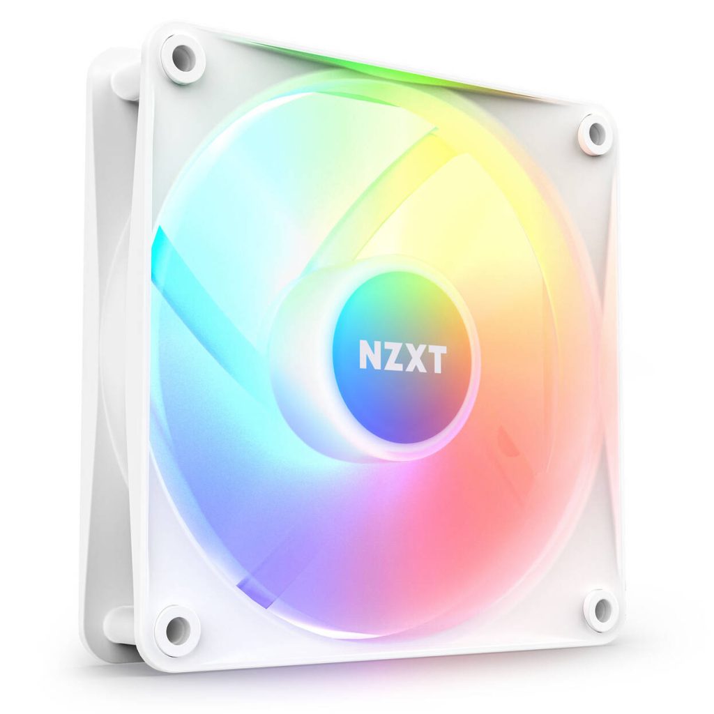 NZXT F120 RGB Core PWM Fan - 120mm, white - Watercooling UK