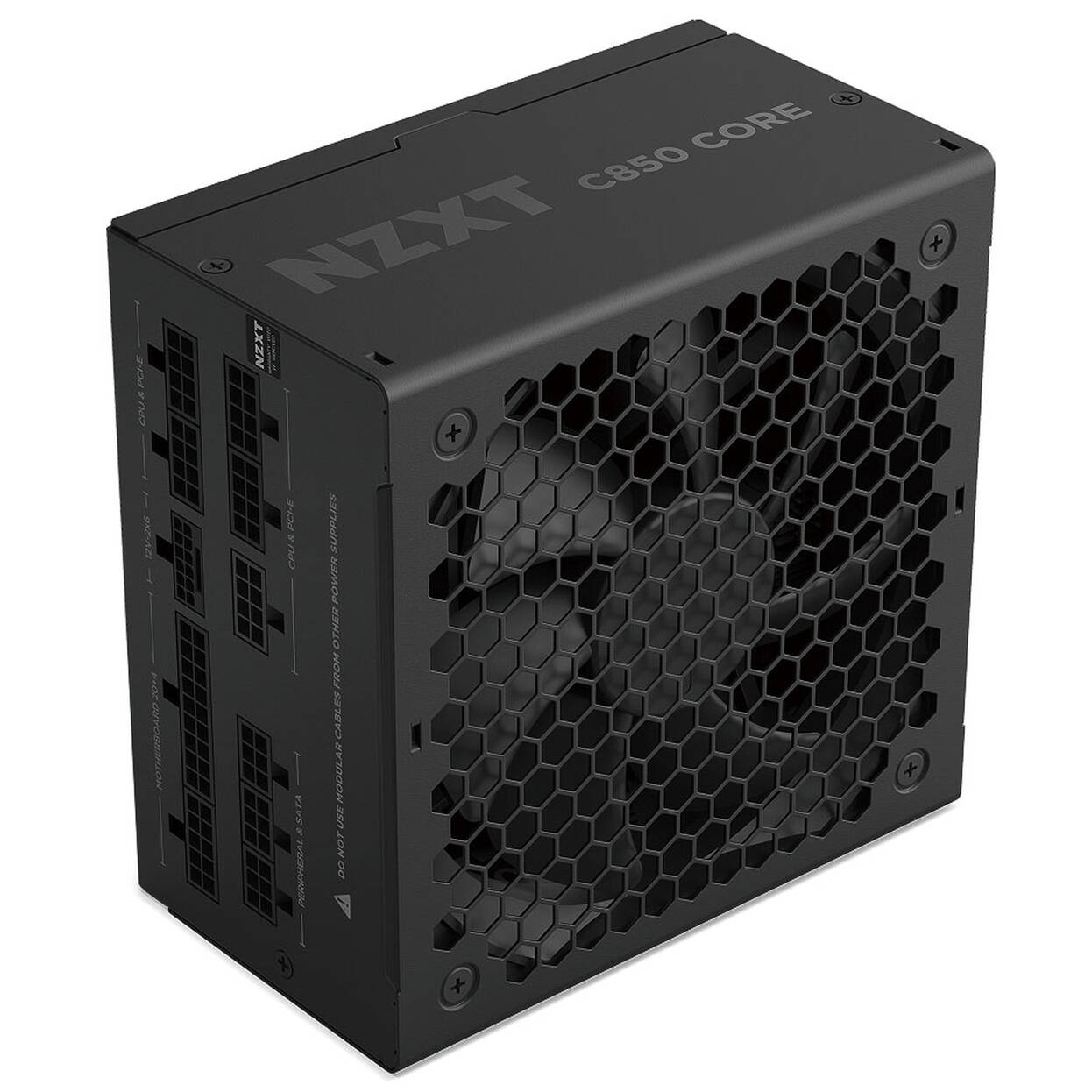 NZXT C850 Core 80 PLUS Gold Power Supply - 850 watts, Black ...