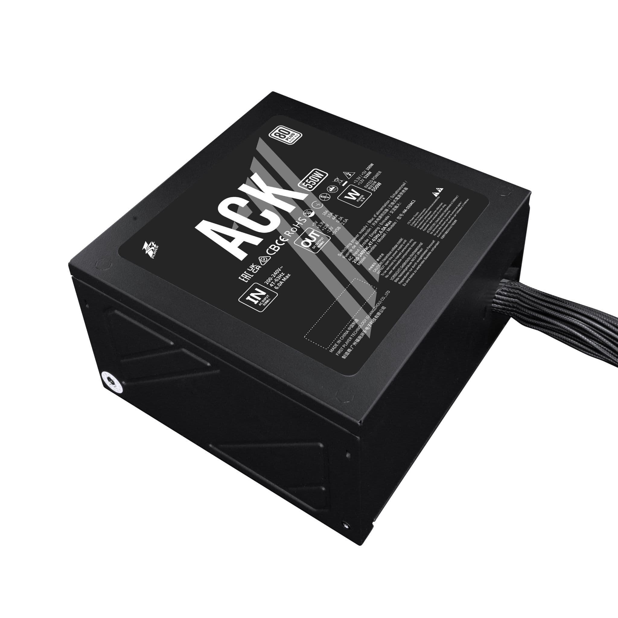 1st Player ACK Series 550w 80Plus Power Supply - Watercooling UK