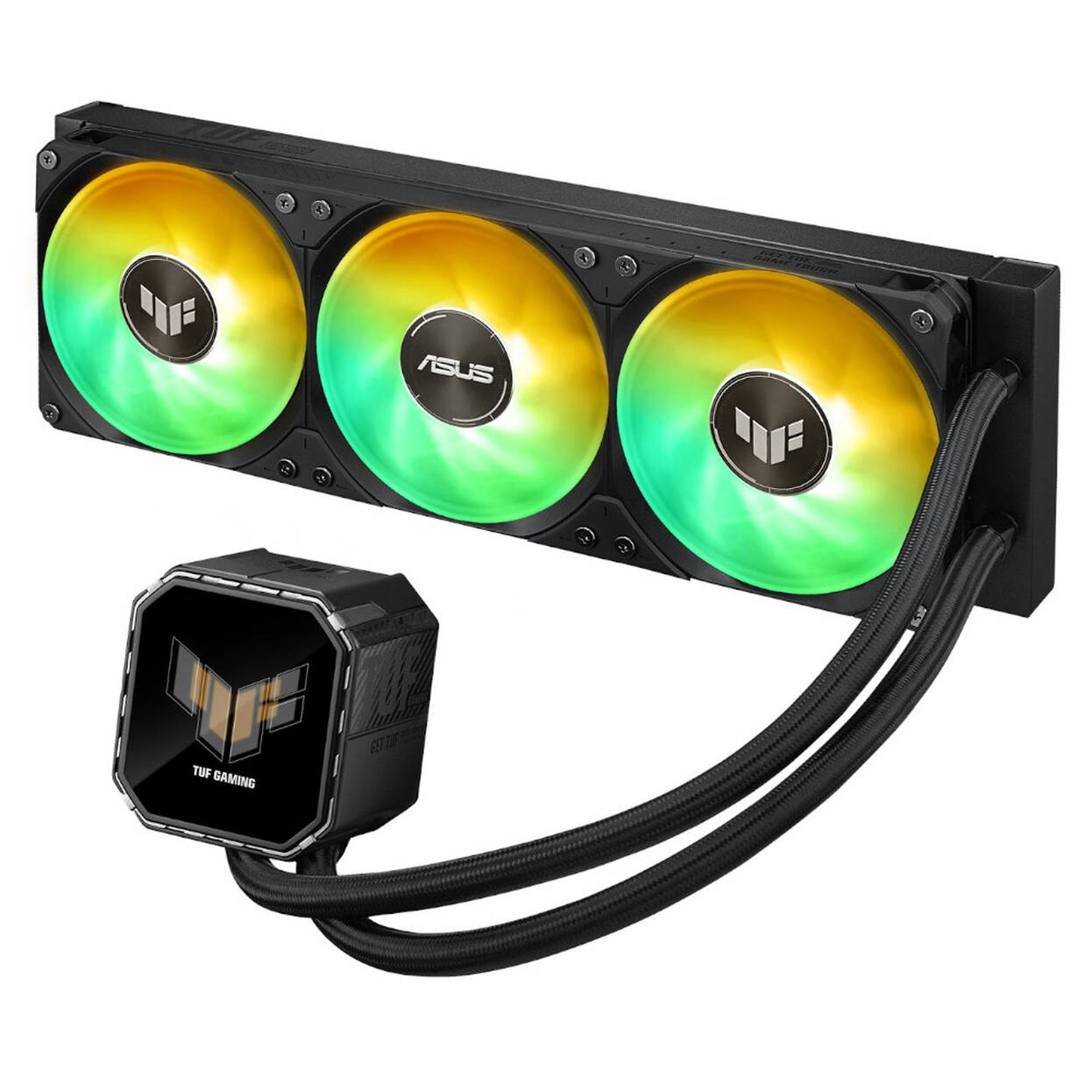 ASUS TUF Gaming LC III 360 ARGB LCD AiO Water Cooling, 2.8” LCD - 360mm ...