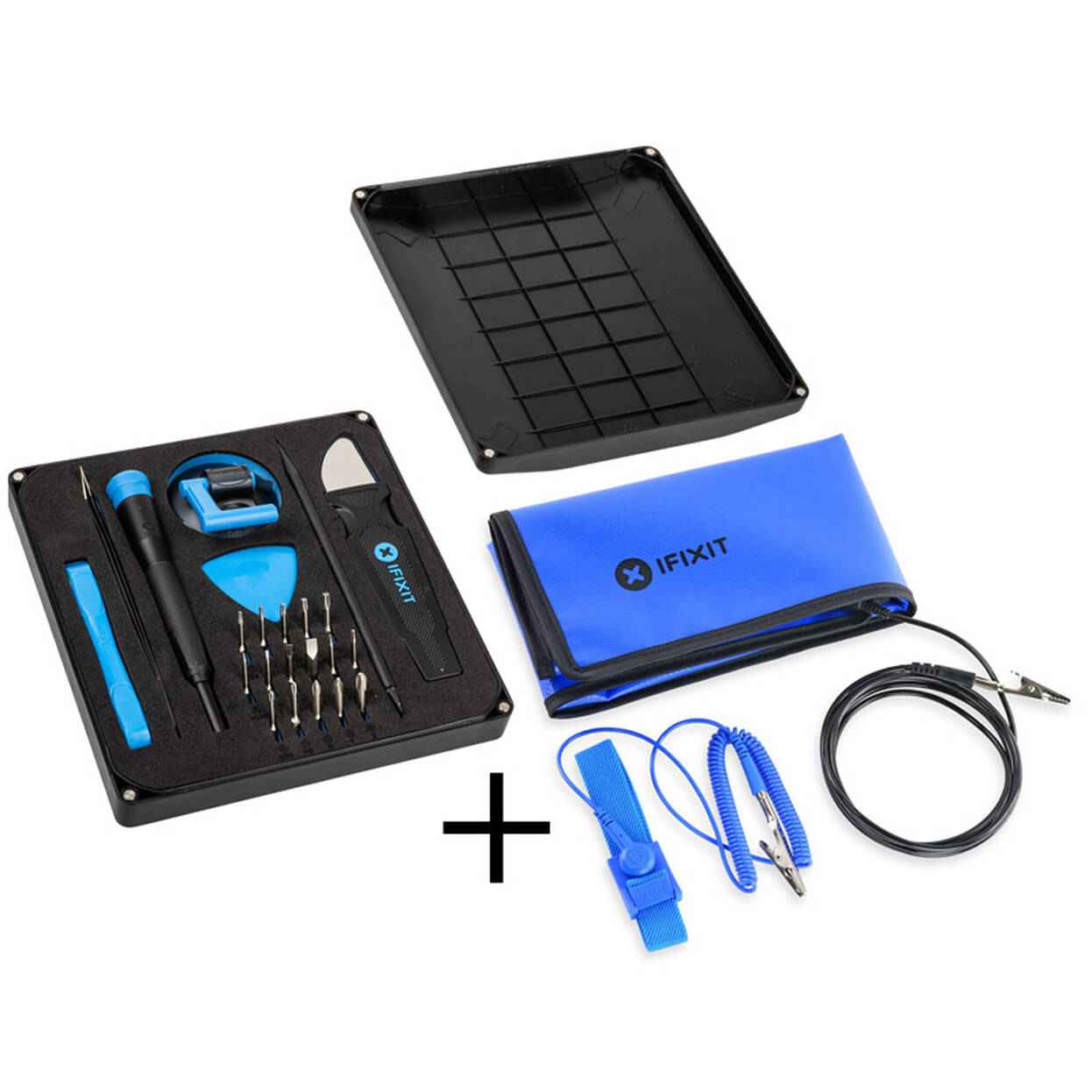 iFixit Essential Electronics Toolkit + foldable anti-static mat ...