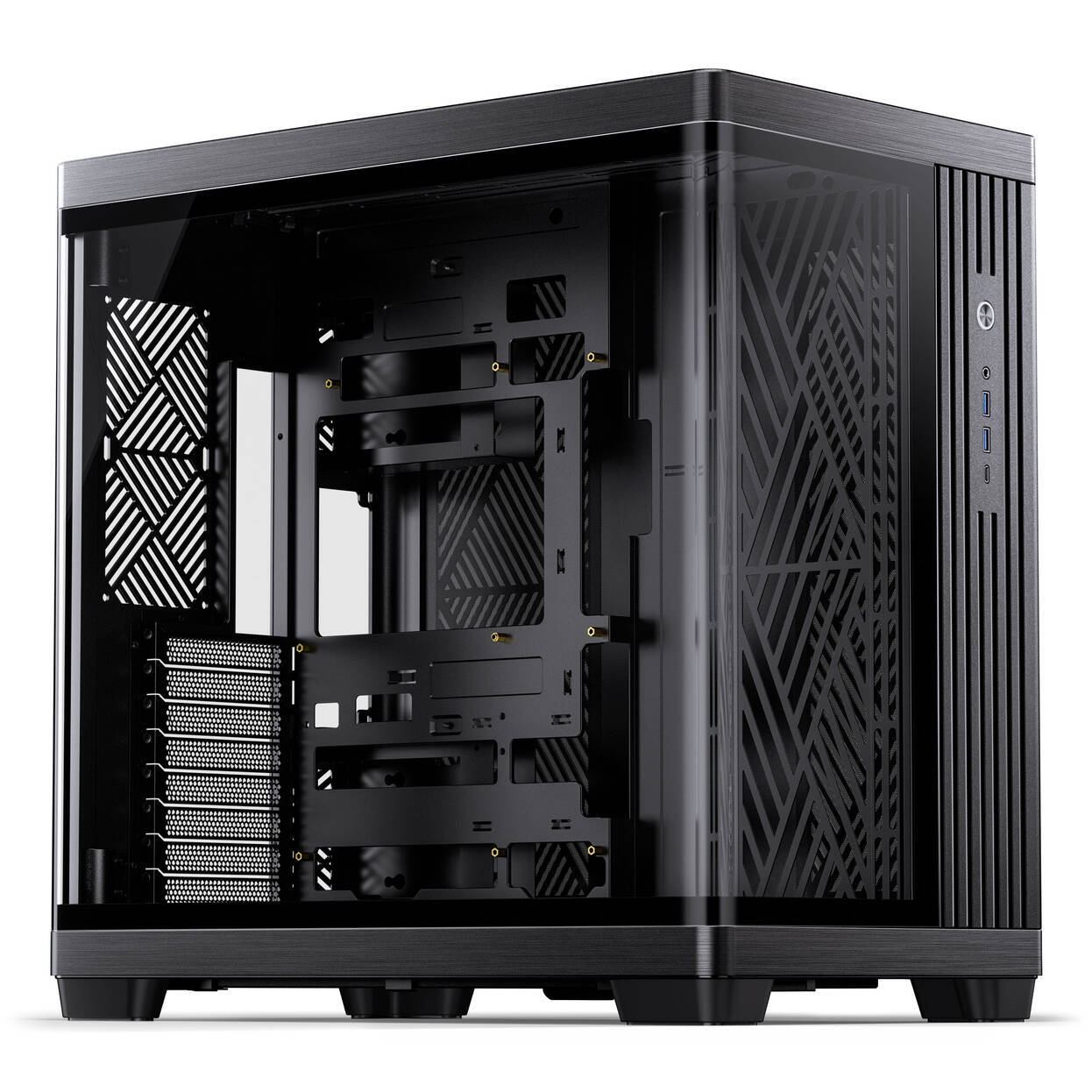 Jonsbo TK-4 Case, Mid-Tower, ATX, Tempered Glass - Black - Watercooling UK