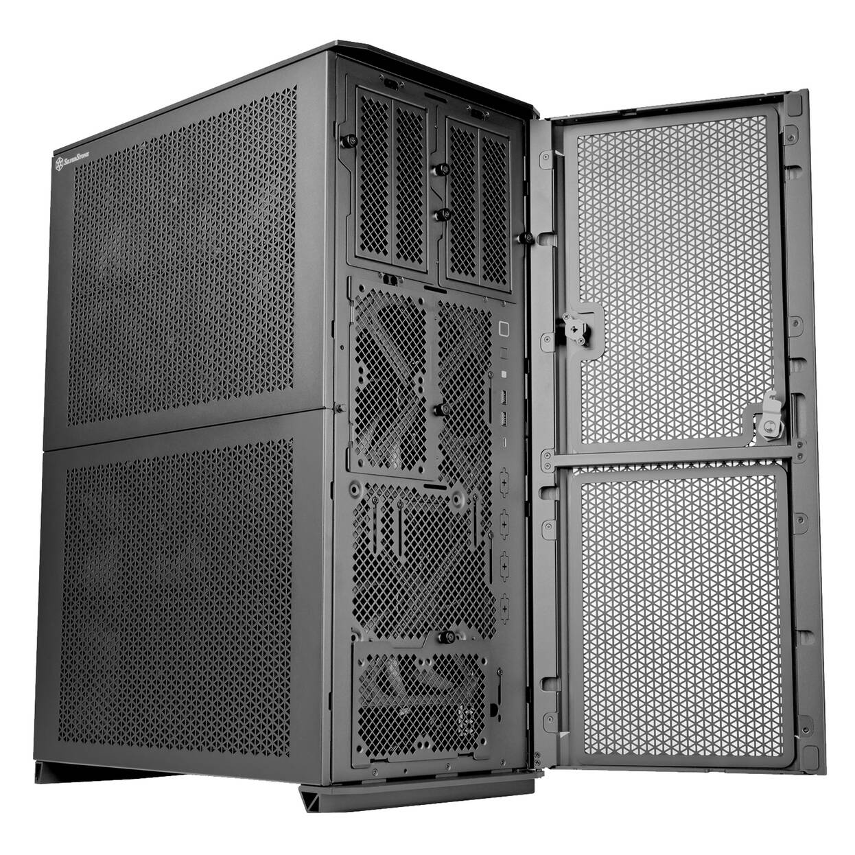 SilverStone ALTA D1 Server PC Case, Full Tower, SSI-EEB - Black ...
