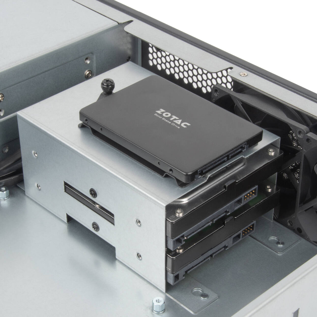 SilverStone SST-RM23-502-MINI - Rackmount Server Case, 2U, Micro-ATX ...