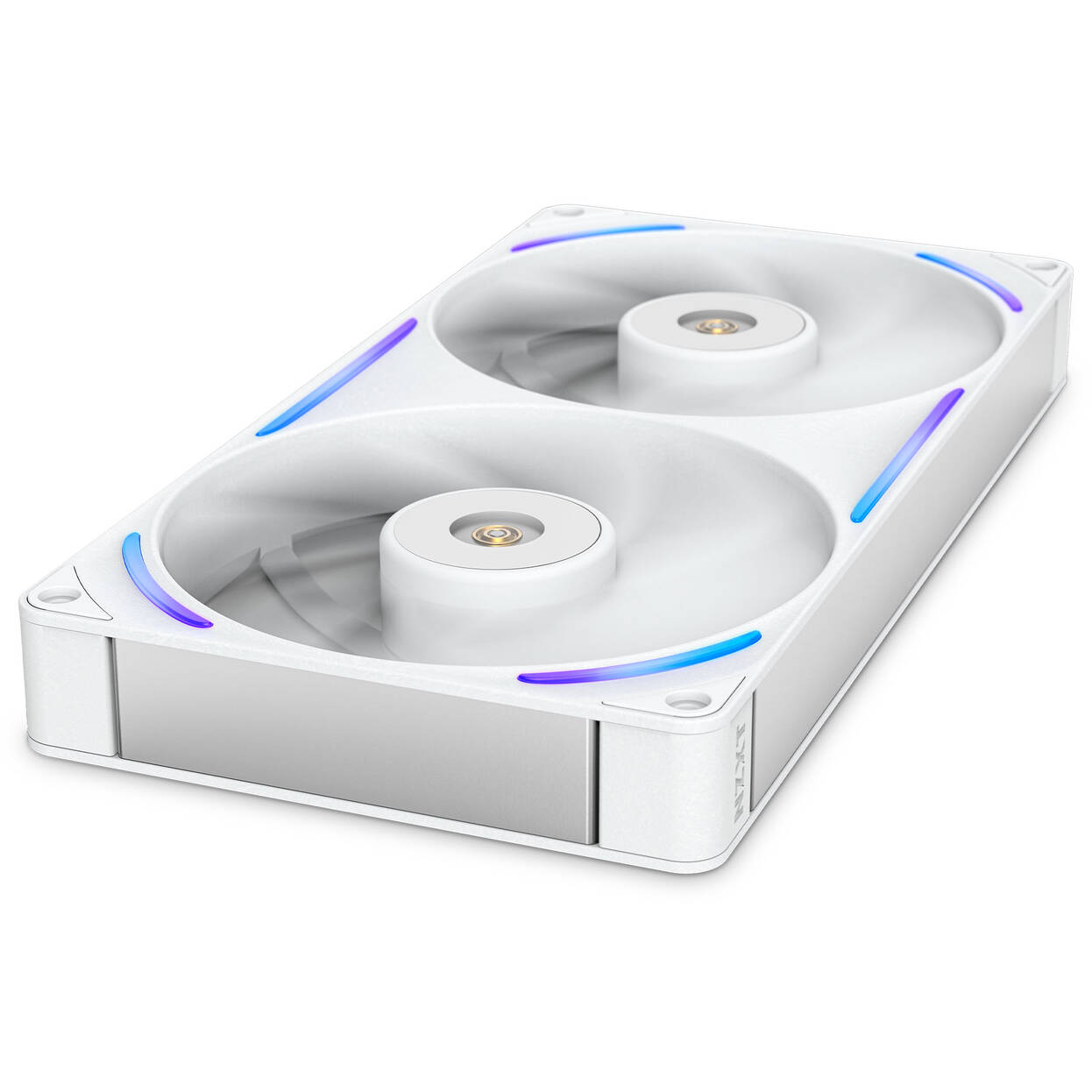 NZXT F280X Case Fan, LCP Rotor, Hybrid Bearing, aRGB - white, 280mm ...