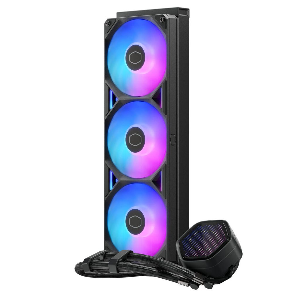 Cooler Master MasterLiquid 360 Atmos 2 Pixel LED AIO Cooler - Black ...
