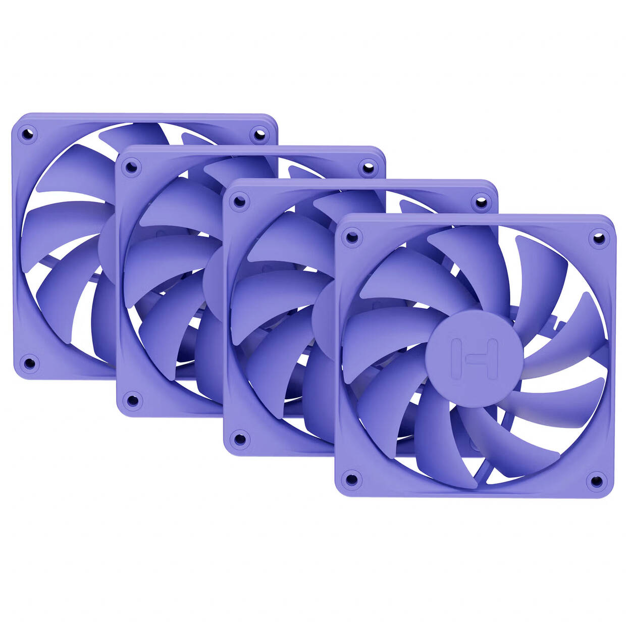 HYTE FA12 Fans, Pack of 4 - 120mm, Taro Milk - Watercooling UK
